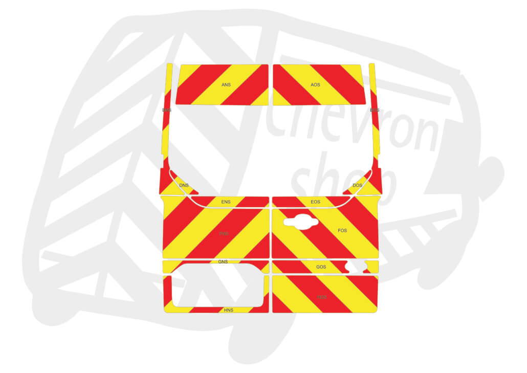 Ford Transit Custom HR 13-PR Type B Chevron Kit - Chevronshop