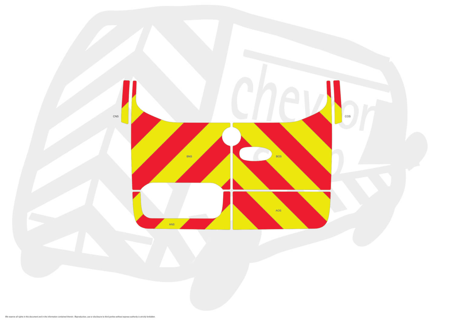 Mercedes Sprinter 18-PR Type A FWD Chevron Kit - Chevronshop