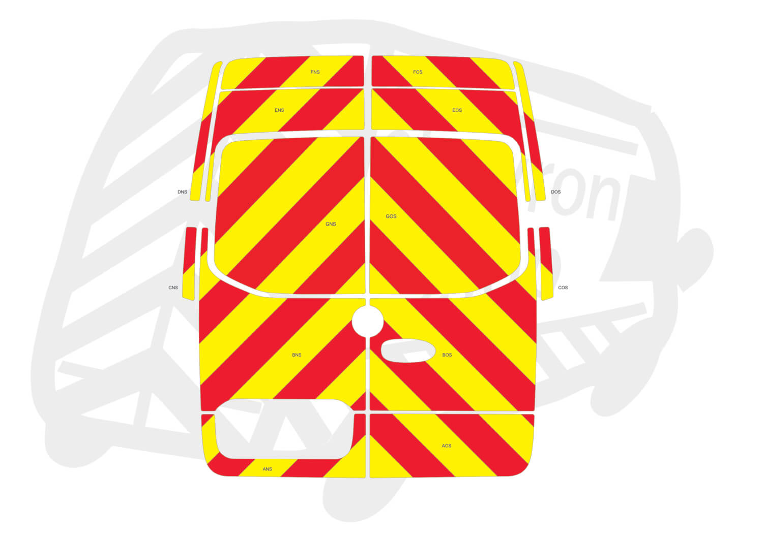 Mercedes Sprinter 18-PR H2 Type C FWD Chevron Kit - Chevronshop