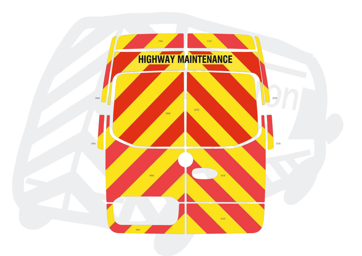 Mercedes Sprinter 18-PR H2 Type C HM FWD Chevron Kit - Chevronshop