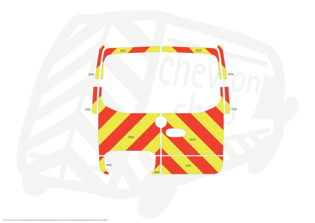 Mercedes Sprinter 18-PR Type B RWD Chevron Kit - Chevronshop